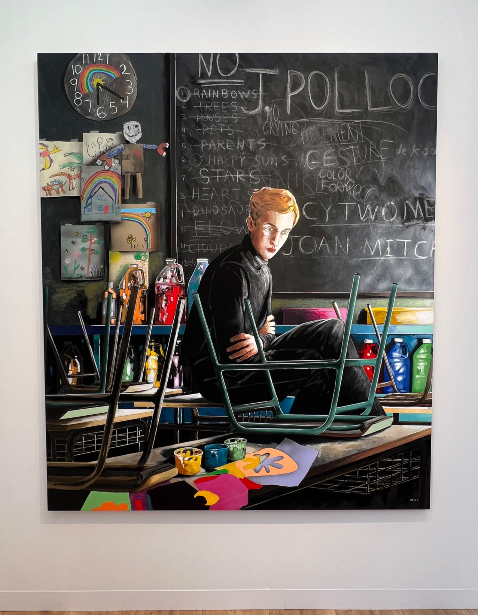 Hernan Bas, His first and last day as a primary school Art teacher ...