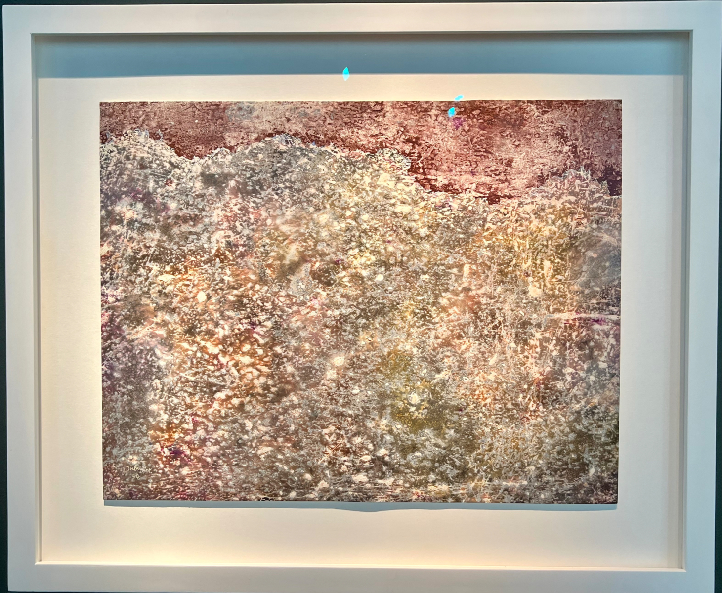 Jean Dubuffet, Paysage tavele, ciel rougeatre, 1954, galerie Zlotowski ...