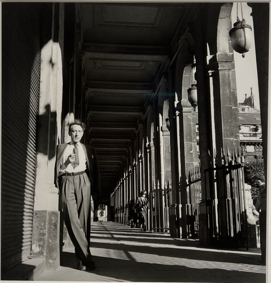 Lee Miller, Cocteau, Palais Royal colonnade, Paris, France, 1944 ...